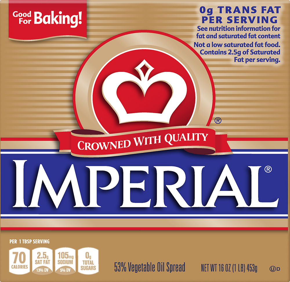 Imperial Margarine Nutrition Label