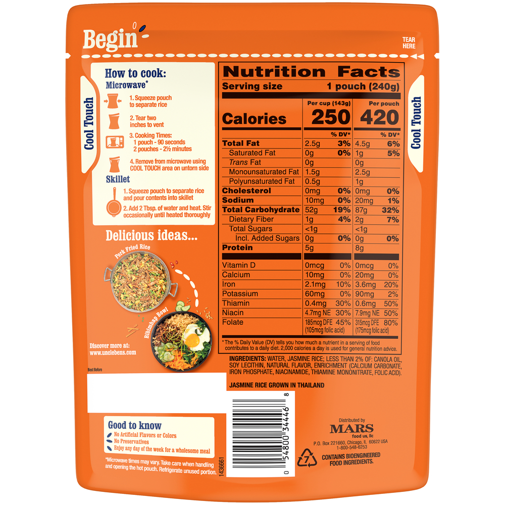 how to cook uncle bens jasmine rice